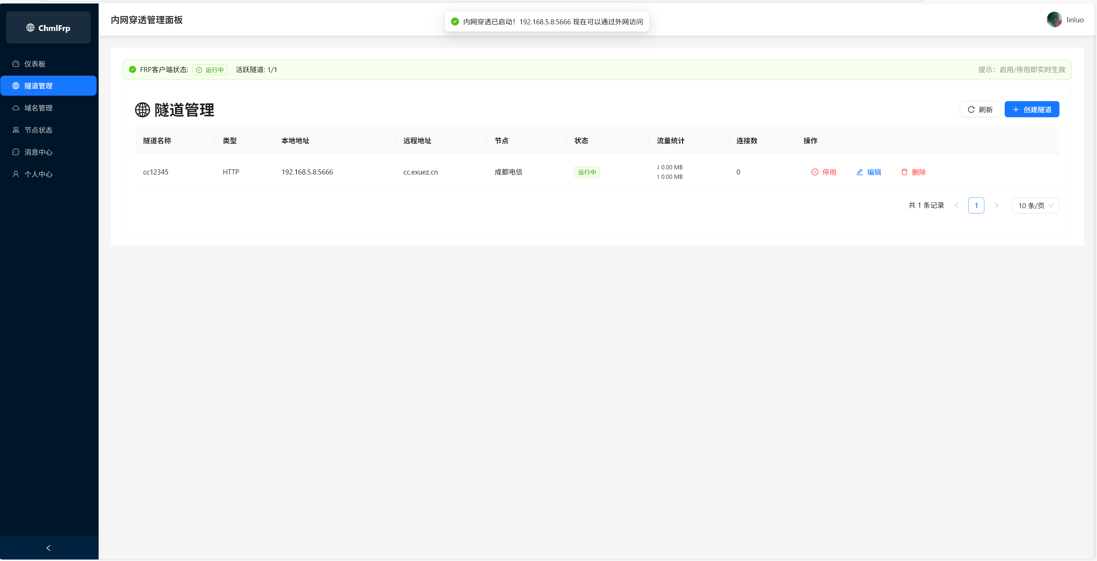 GitHub - linluo208/chmlFrp_docker: ChmlFrp Docker 管理面板是一个基于 Docker 的现代化内网穿透管理系统，为 ChmlFrp 用户提供直观 ...